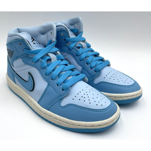 Nike | Shoes | New Nike Air Jordan Mid Se Womens Ice Blue Powder Blue ...